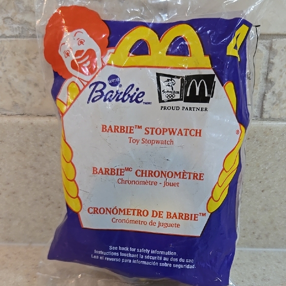 Barbie | Toys | Vintage 200 Mcdonalds Barbie Olympics Stopwatch Toy ...
